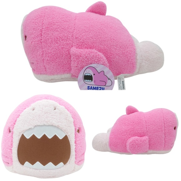 SAMEZU | Toys | Samezu Sakura Jaggy Pink Shark Plush Soft Fluffy 5 ...